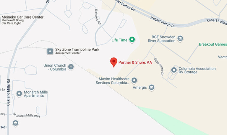 Contact Portner & Shure | Offices In Maryland, Virginia & Washington D.C.